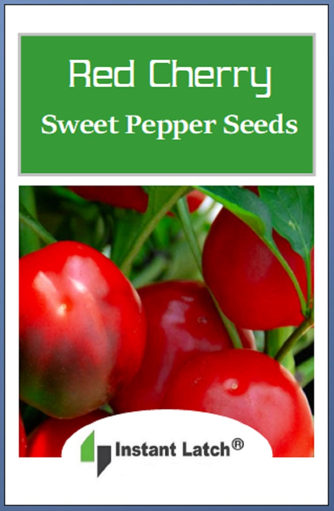 Red Cherry Sweet Pepper Seeds | NON-GMO | Heirloom | Fresh Garden Seed ...